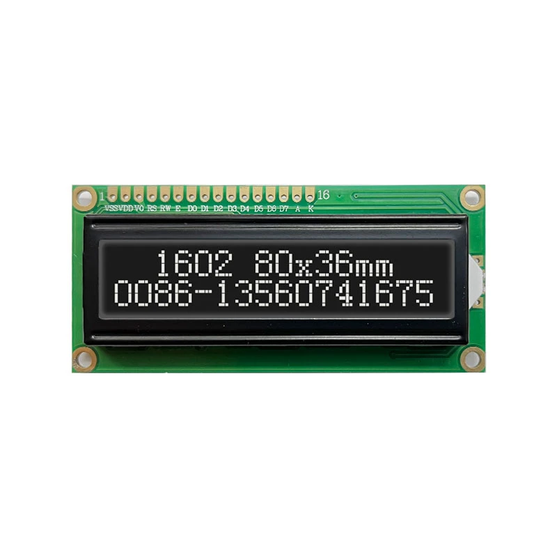 1602 16x2 Black Va Lcd Display Module White Backlight 1602a - Lcd ...