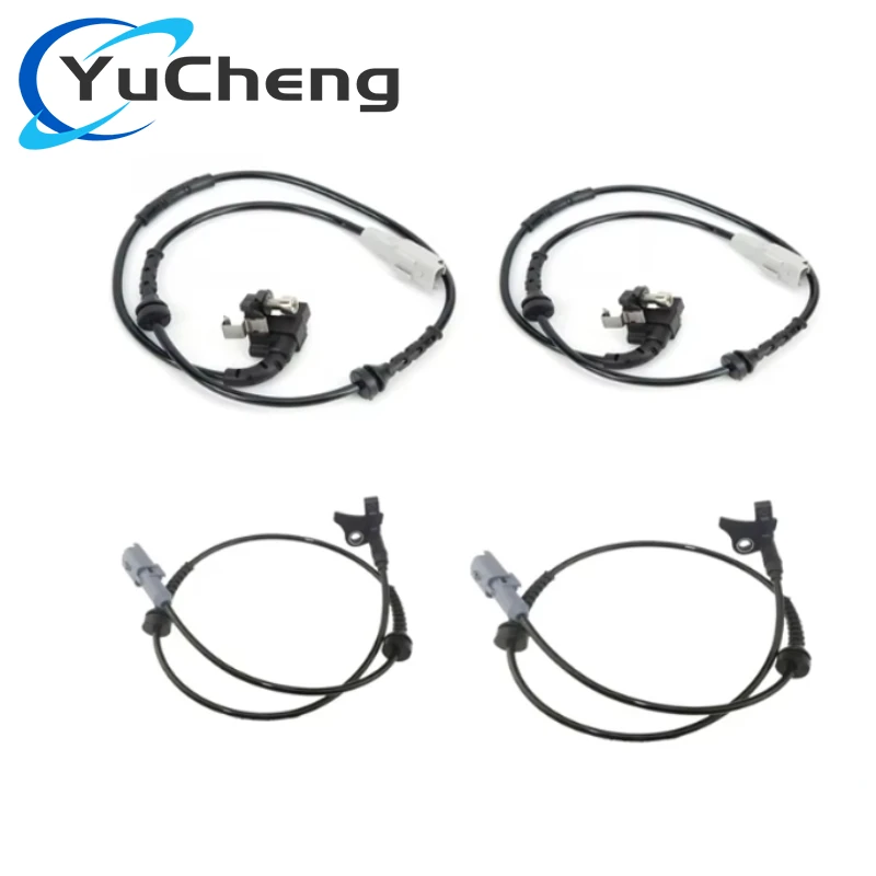 9811802580 9811808280 4PCS Brand New Front Rear ABS Sensor For Peugeot ...