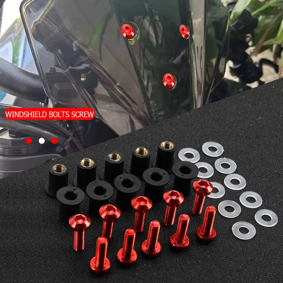 5mm 10PCS Windshield Bolts Screw Kit For Honda CBR125R CBR150R CBR250R ...