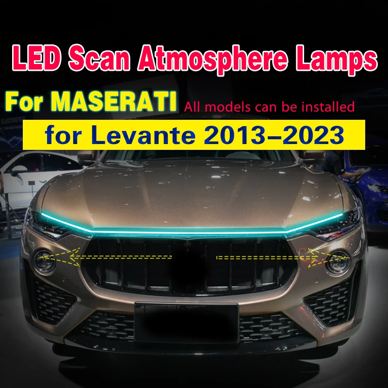 LED DRL 12v For Maserati Levante 2013-2023 Daytime Running Lights Auto ...