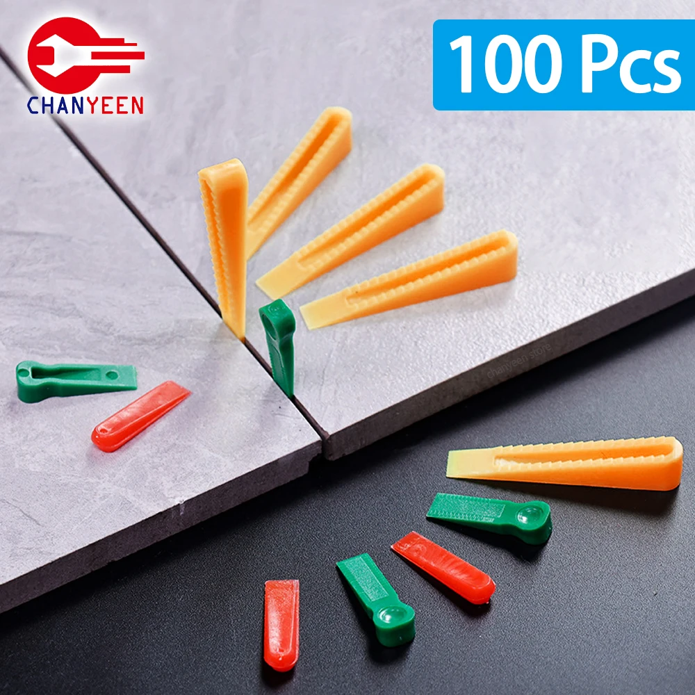 100Pcs-Reusable-Ceramic-Spacers-Wedge-Tile-Leveling-System-Position ...