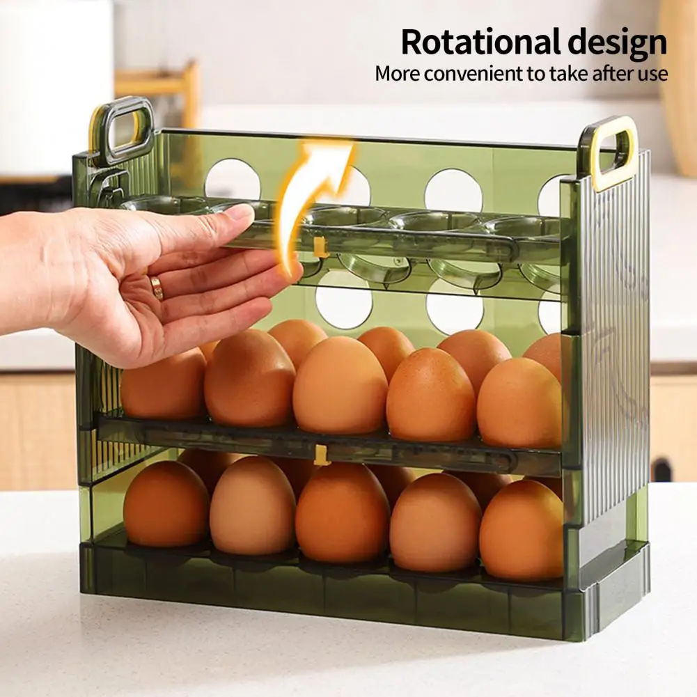 Egg Storage Box Durable And Convenient Flip Egg Storage Box Easy To Use ...