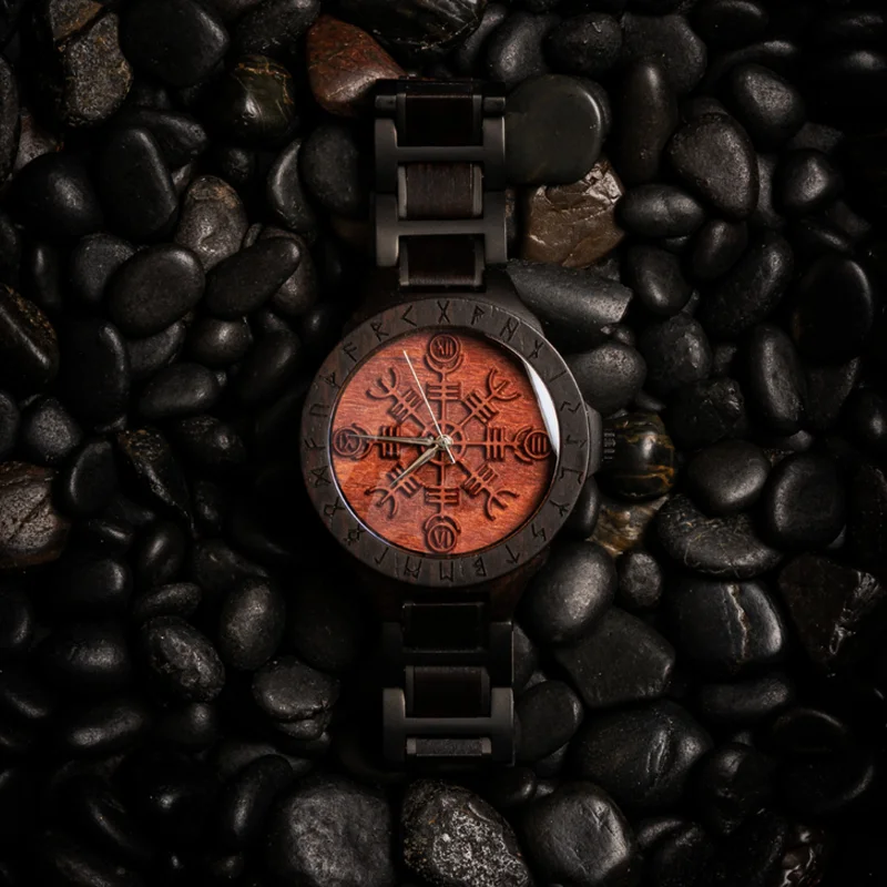 Viking-Watches-Wooden-Men-Watch-Japanese-Quartz-Movement-Wristwatch ...