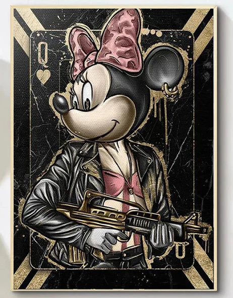Drawings Of Mickey Mouse As A Gangster