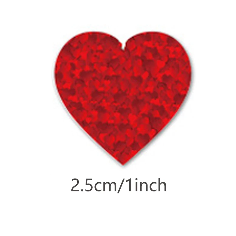 Craft Stickers Meccanixity 1500Pcs Heart Stickers - 1 Inch Dark Blue ...