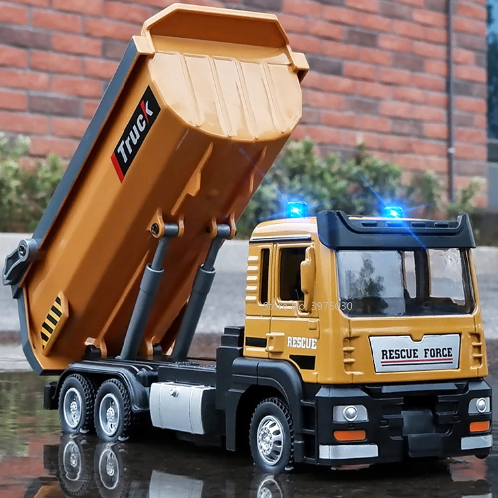 1-50-Scale-Tipper-Truck-Alloy-Diecast-Toy-Model-Dump-Engineering-Transport-Truck-Sound-Light ...