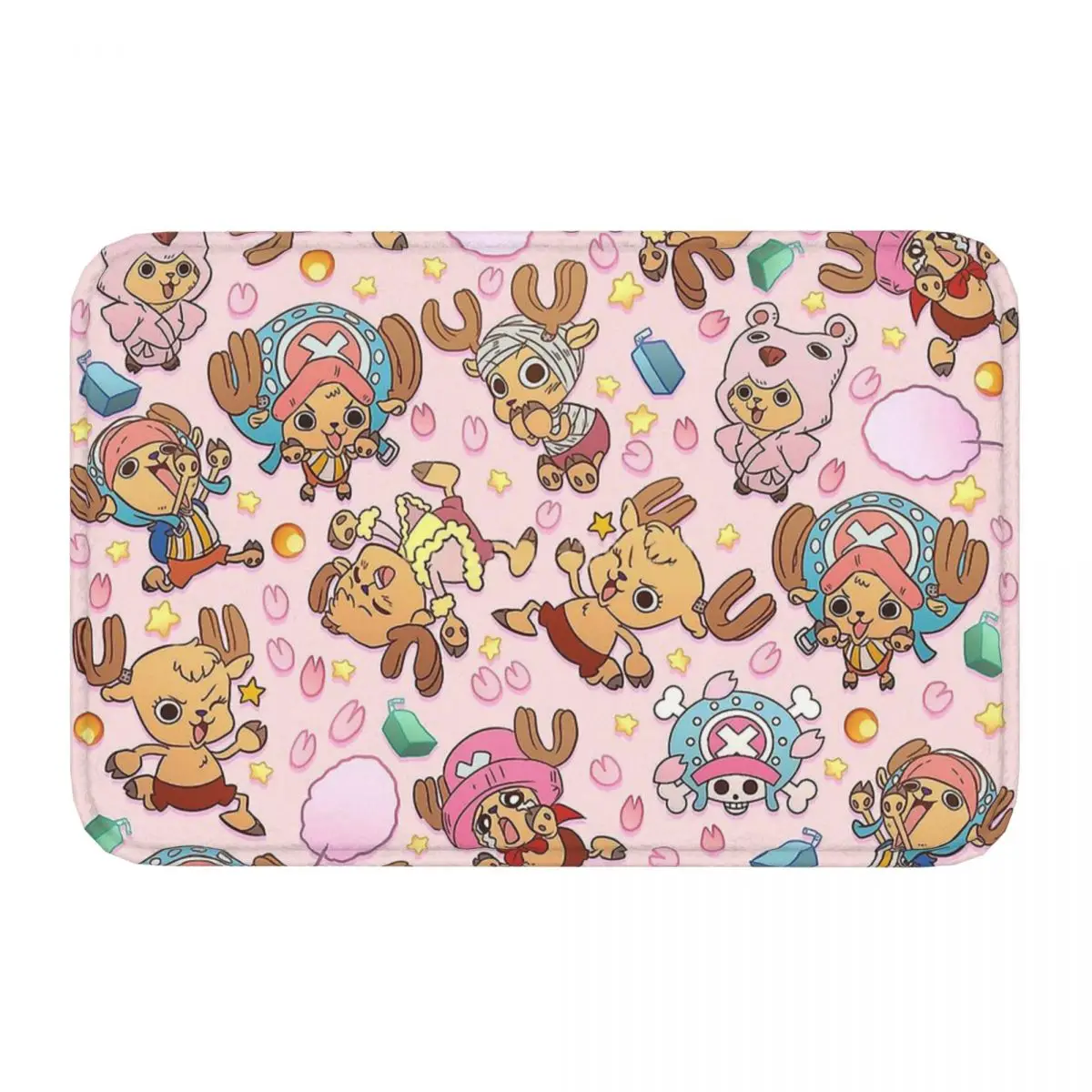One Piece Monkey D. Luffy Non-slip Doormat Bath Mat TONY TONY Chopper ...