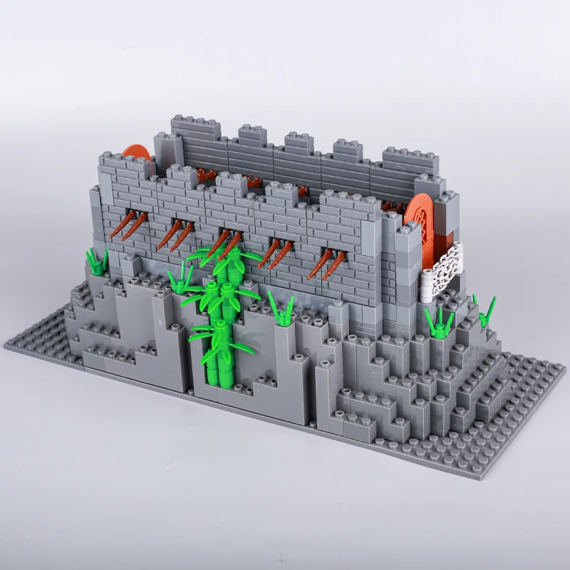 MOC-WW2-Military-Trench-Fortress-Building-Block-Watchtower-Ruins-Scene ...