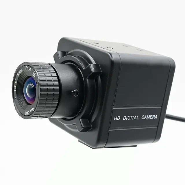5MP USB Camera HD WDR Wide Dynamic Mini Box Webcam With 5-50mm 2.8-12mm ...