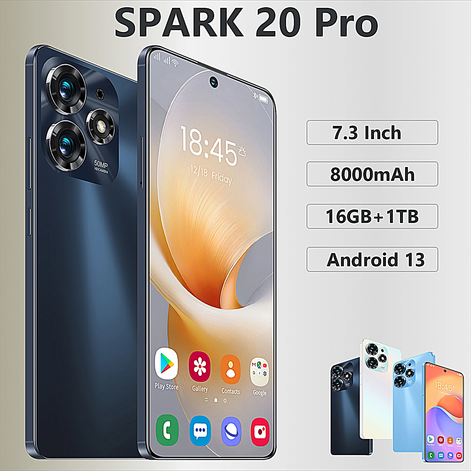 SPARK-tel-fono-inteligente-con-reconocimiento-facial-Smartphone-5G-con ...