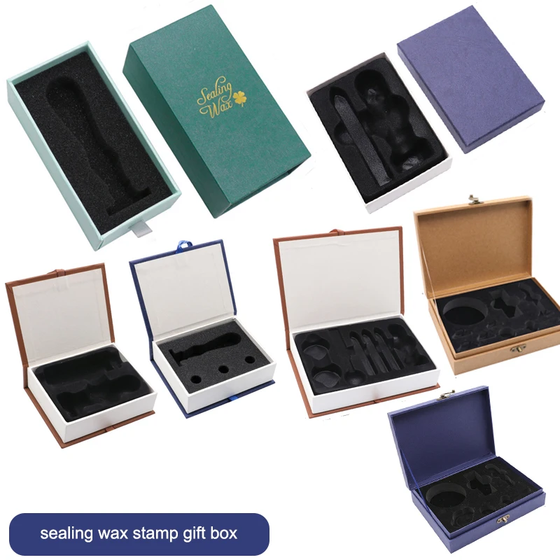 Portable-Seal-Wax-Stamp-Storage-Box-Gift-Box-Container-Case-Empty-Boxes ...