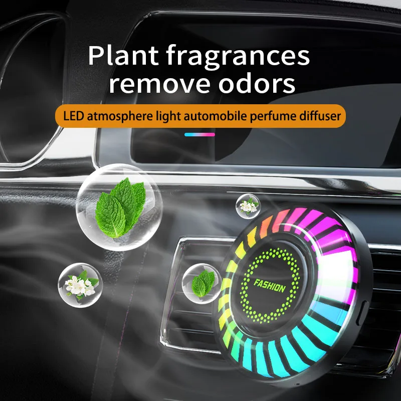 Car-Air-Freshener-Air-Outlet-LED-Streamer-Atmosphere-Lamp-Perfume ...