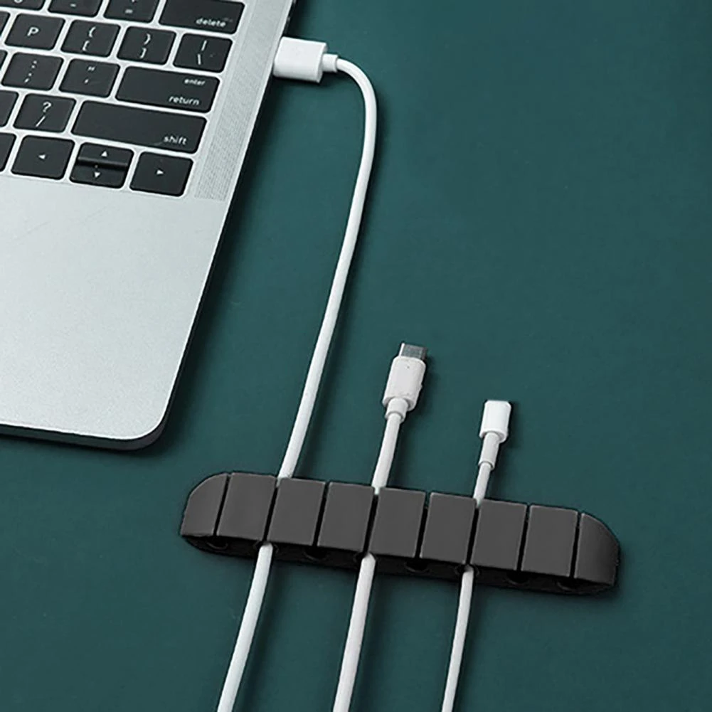 Silicone Cable Management Clips | Silicon Earphone Cable Holder ...