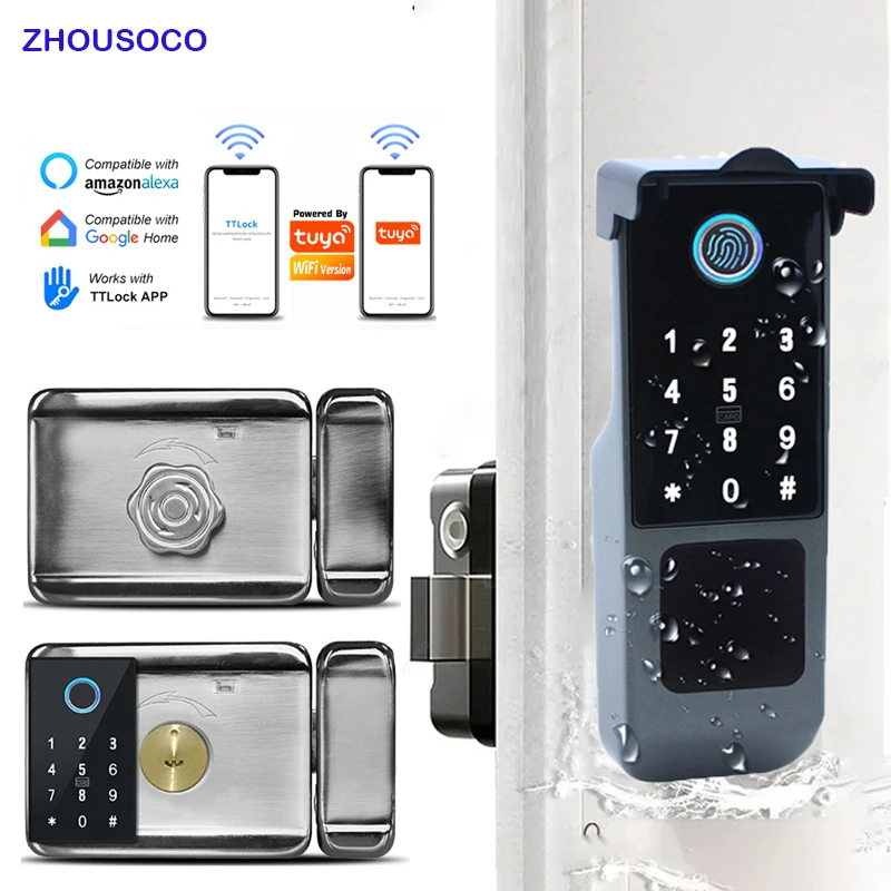 Tuya-WIFI-Version-Double-Side-Fingerprint-Lock-Waterproof-Outdoor-Gate ...