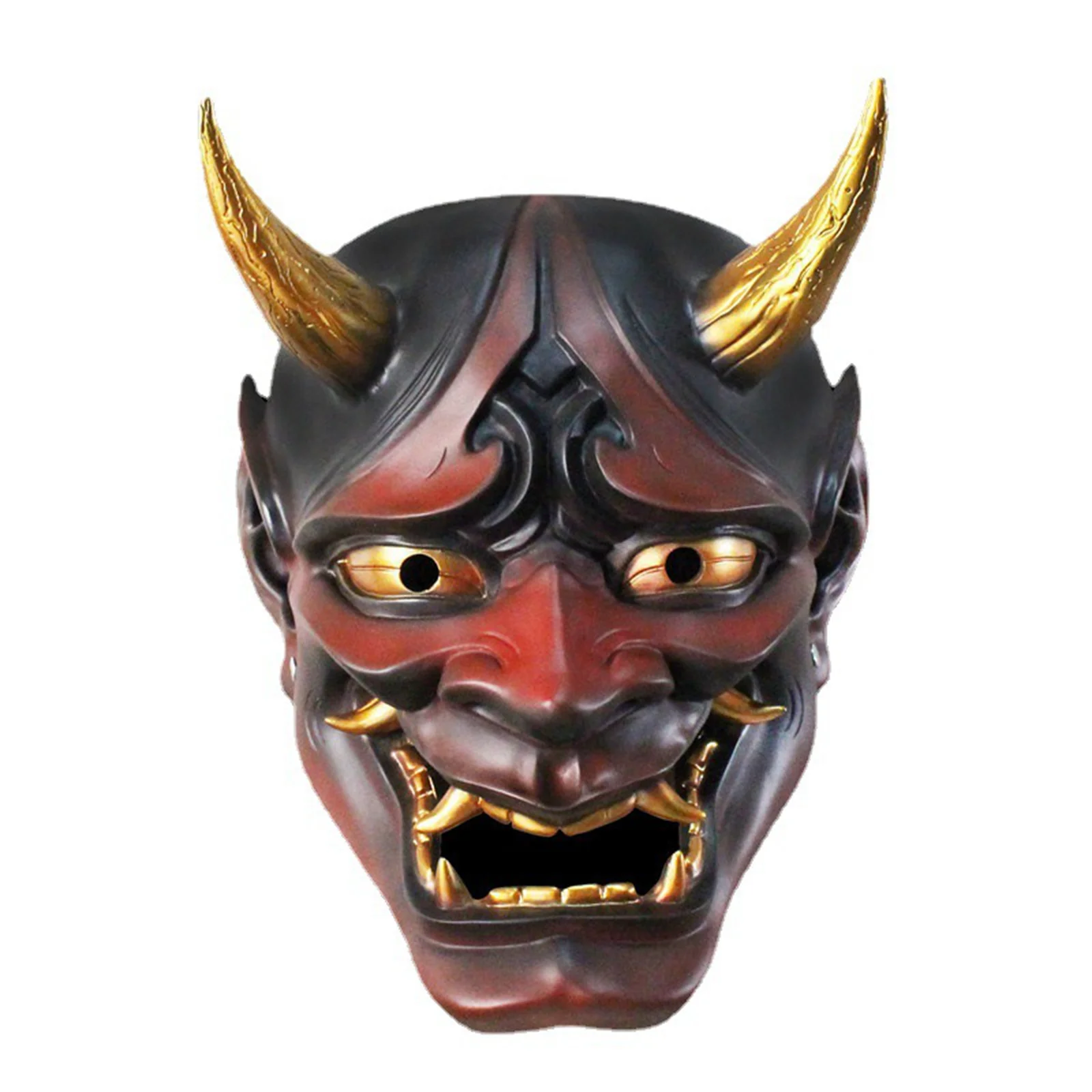 Japanese-Hannya-Prajna-Devil-Noh-Kabuki-Demon-Oni-Samurai-Mask-Latex ...