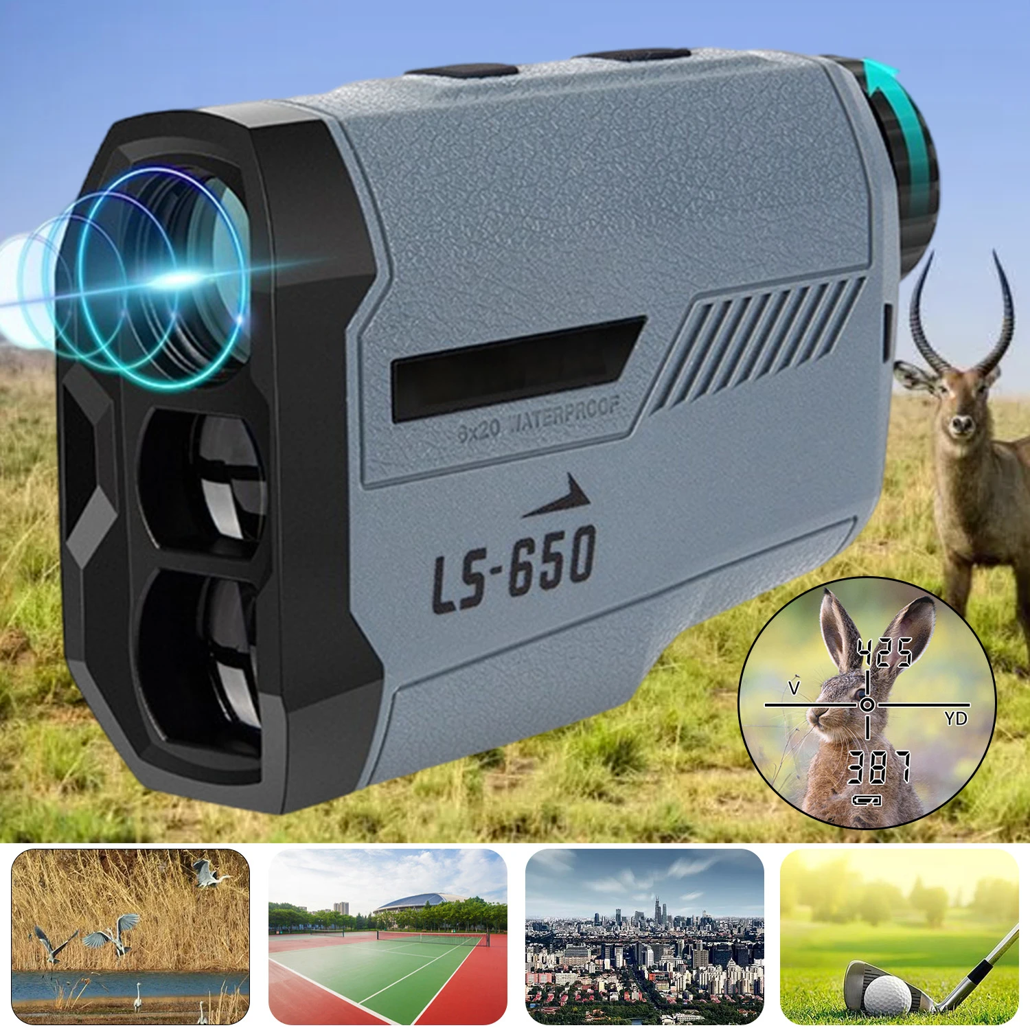 Telémetro láser Monocular, instrumento de medición de distancia ...