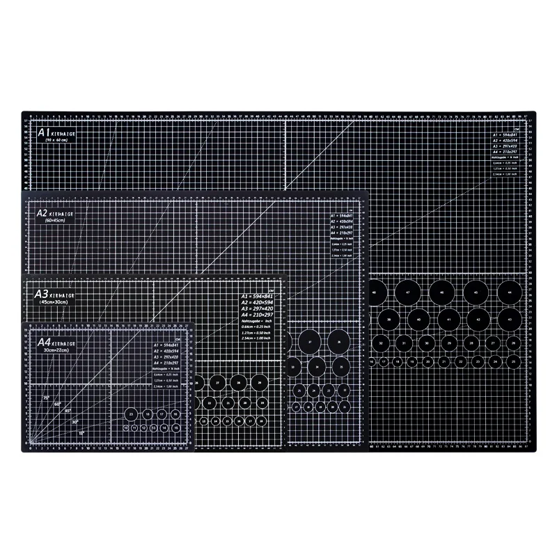 PVC-Cutting-Mat-Double-Color-Heigl-24-18-Double-sided-PVC-A1234-Multi ...