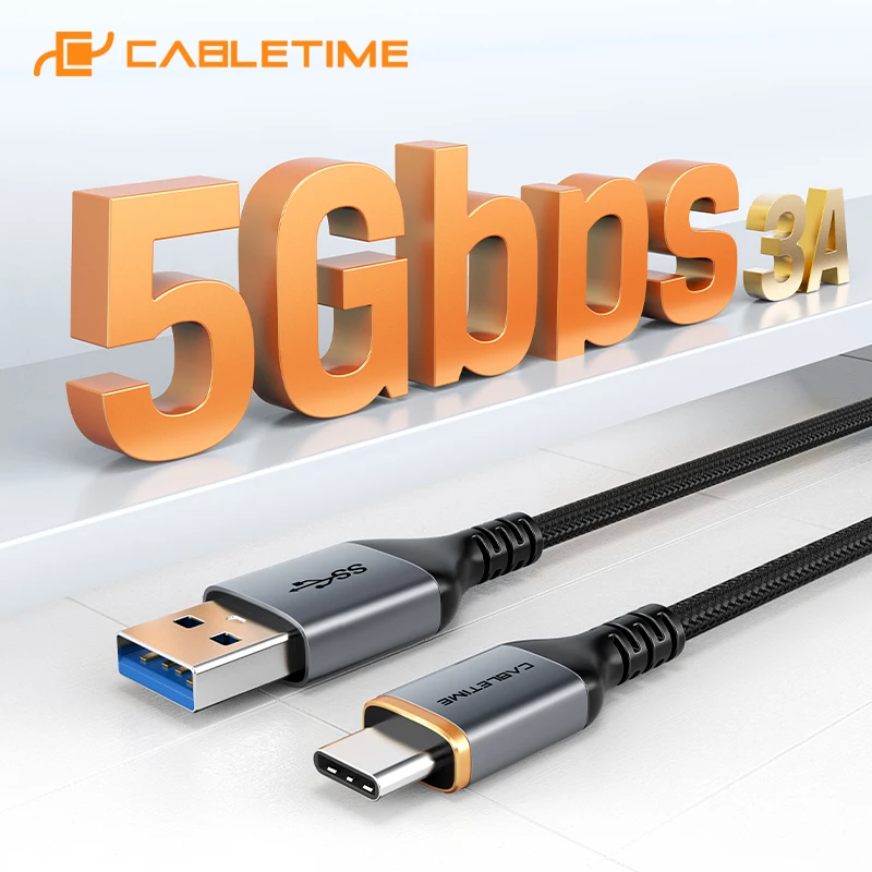 CABLETIME-Type-C-Cable-USB-3-0-New-Design-5Gbps-Data-Transmission-for ...