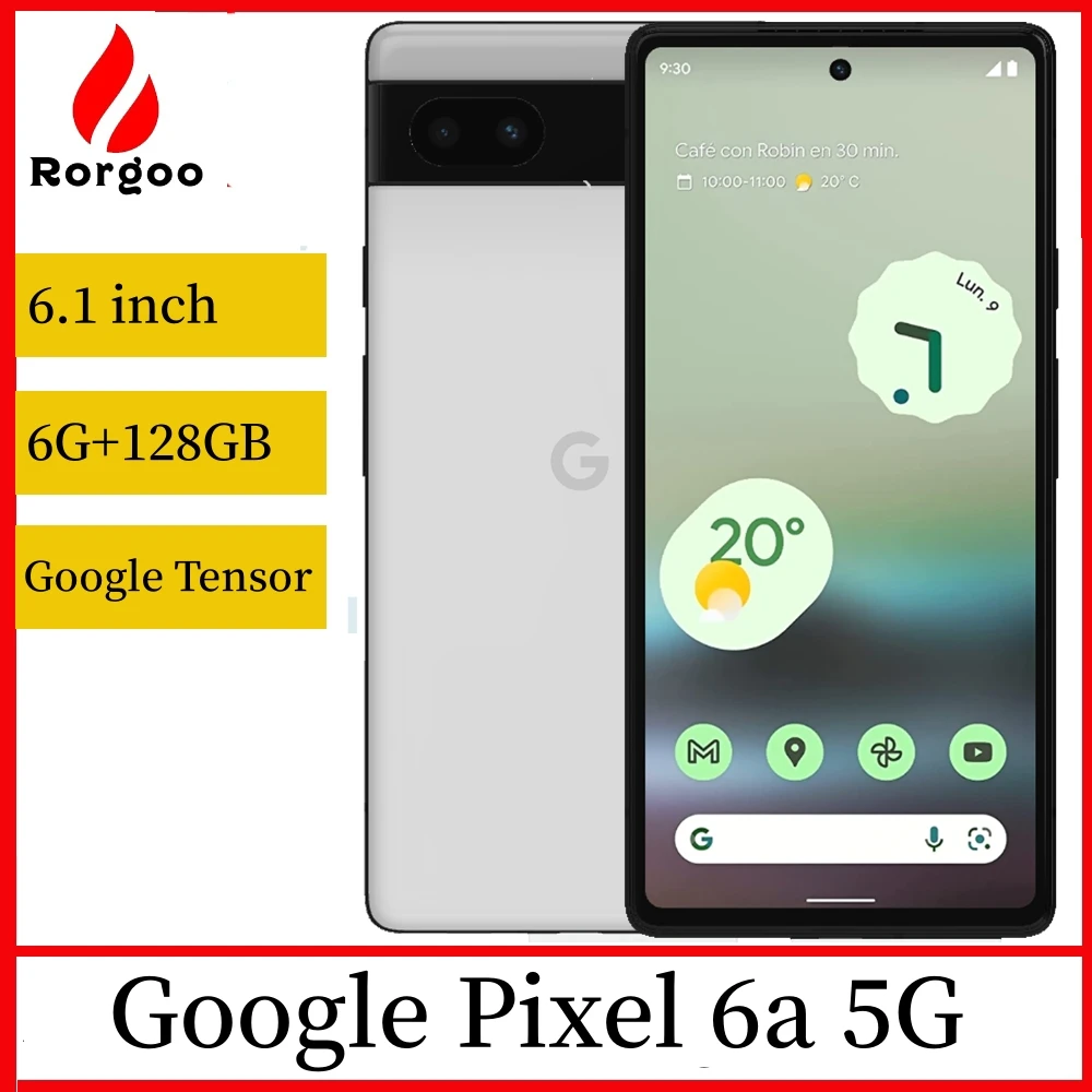 Google-Pixel-6a-5G-Mobile-Phone-6-1-OLED-Screen-6GB-RAM-128GB-ROM-12 ...