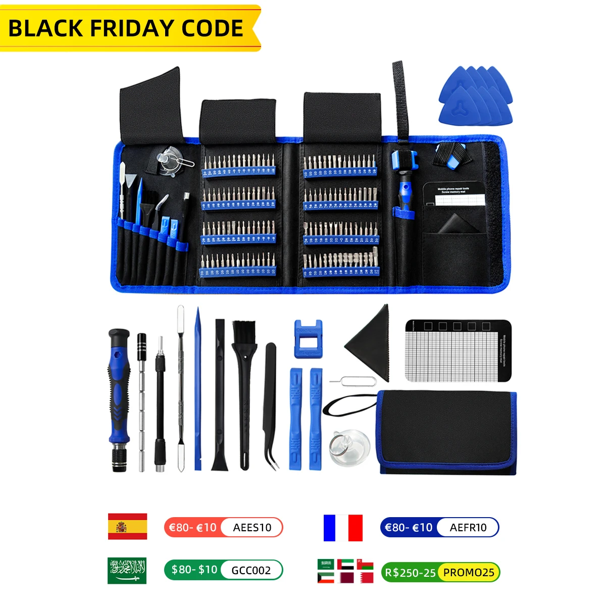 142-in-1-Universal-Precision-Screwdriver-Set-With-120-Bits-Magnetic ...