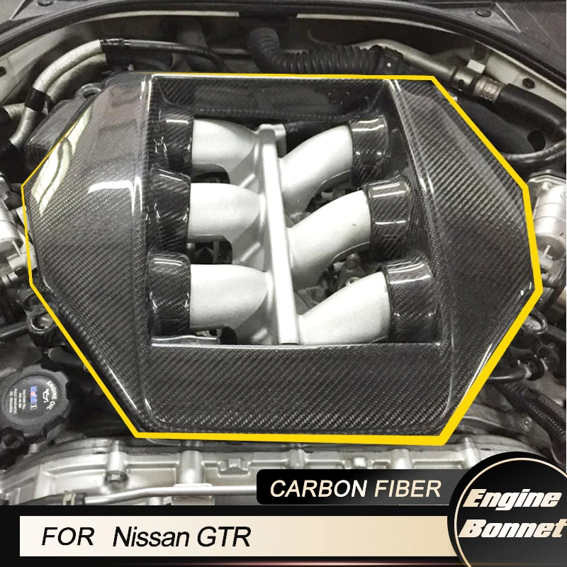 Car-Engine-Bonnet-Cover-Trim-for-Nissan-R35-GT-R-GTR-2009-2014-Bonnet ...