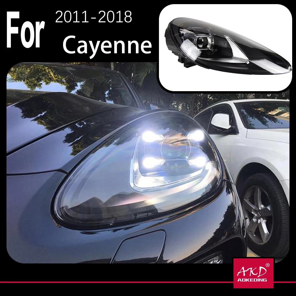 AKD-Car-Model-for-Porsche-Cayenne-Headlights-2011-2018-Cayenne-GTS-LED ...
