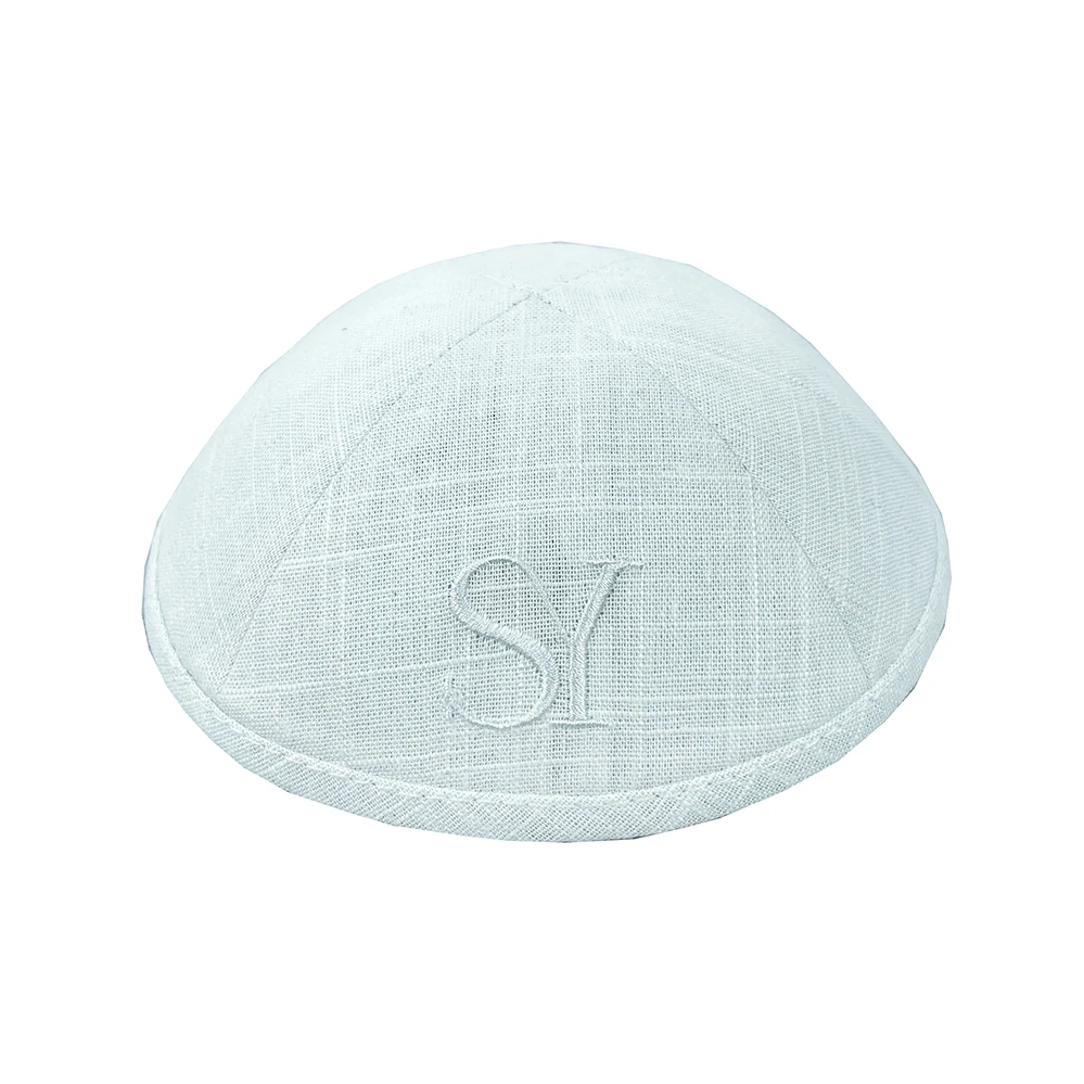 Kippot,bar Mitzvah Kippas,wedding Yarmuke,linen Kipot - Prayer Hats ...