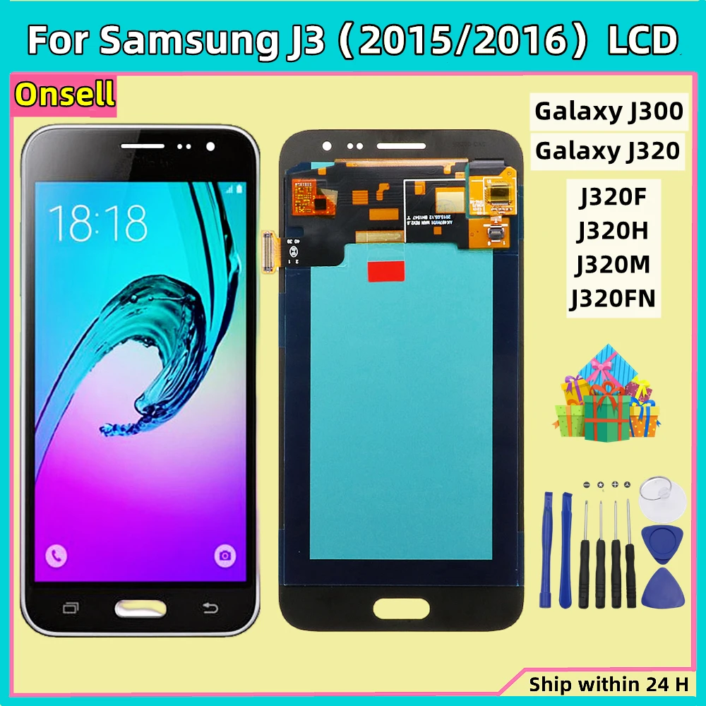TFT-IPS-LCD-For-Samsung-Galaxy-J3-2016-J320-J320F-J320H-J320M-J320FN ...