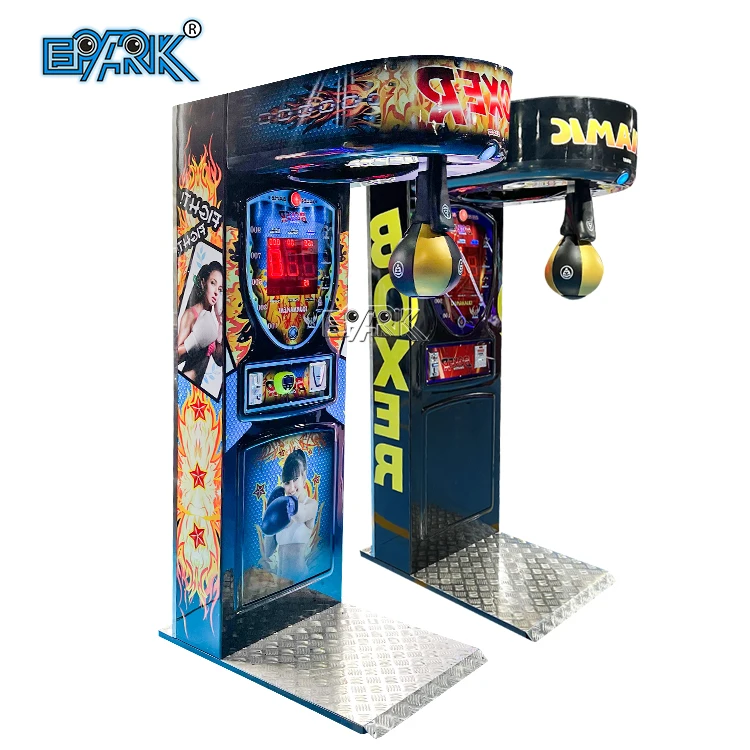 Coin-Operated-Game-Street-Amusement-Park-Electronic-Hammer-Boxing ...