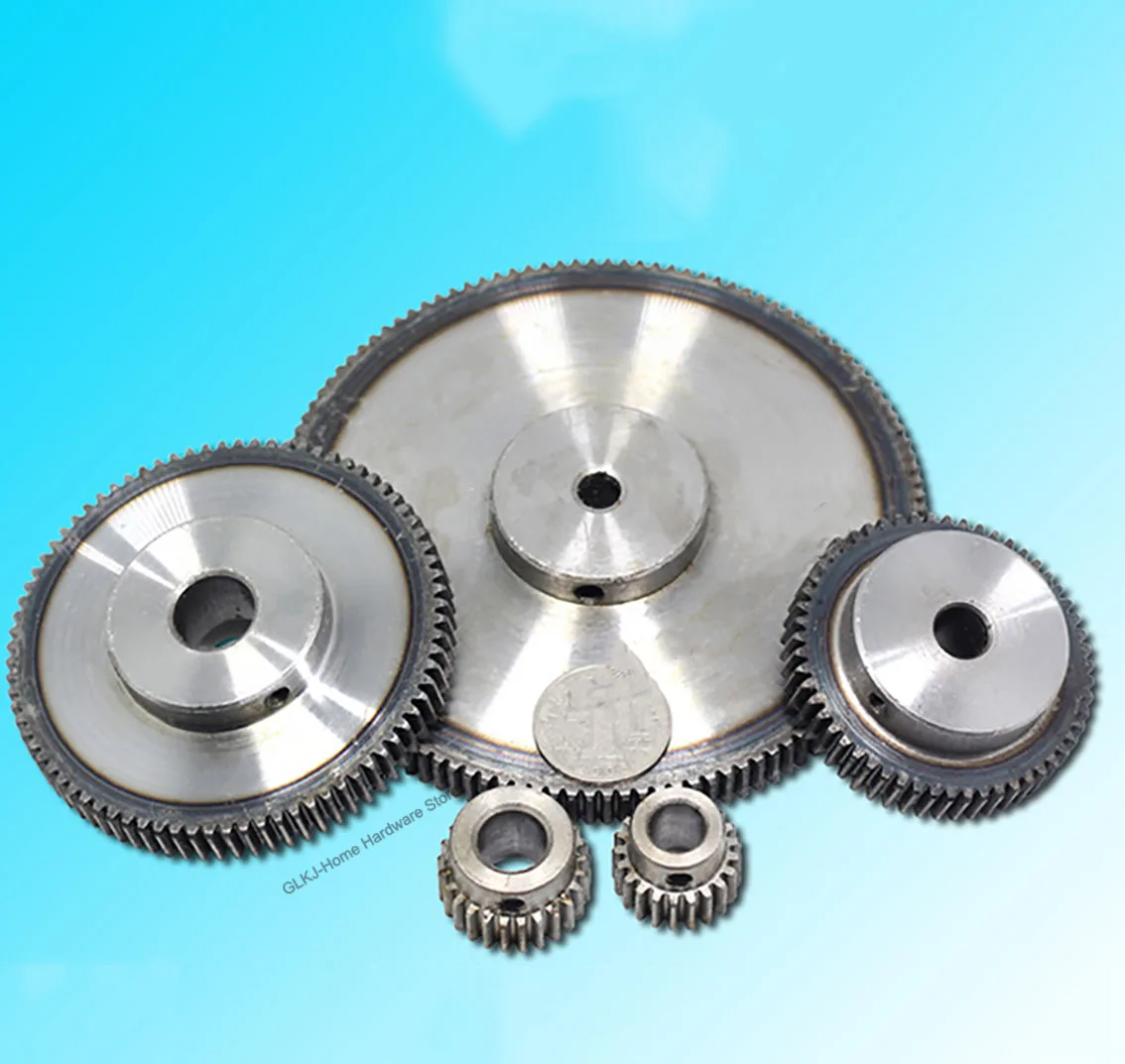 1Pcs-Module-1-Spur-Gear-Motor-Gear-1M-31T-80T-45-Steel-CNC-Mechanical ...
