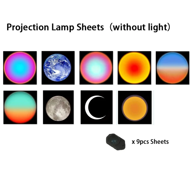 Planet Projection Lamp Earth Sun Beach Galaxy Aurora Landscape Sunset ...