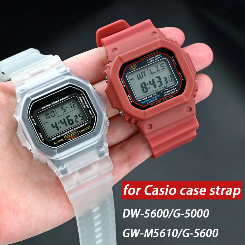 Correa de caja de resina mate para Casio G-SHOCK DW-5600 DW-5000 GW ...