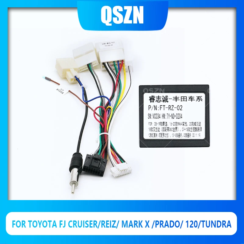 Qszn Dvd Canbus Box Fd-rz-02 For Toyota Fj Cruiser/reiz/ Mark X /prado/ 120 Android 2 Din ...
