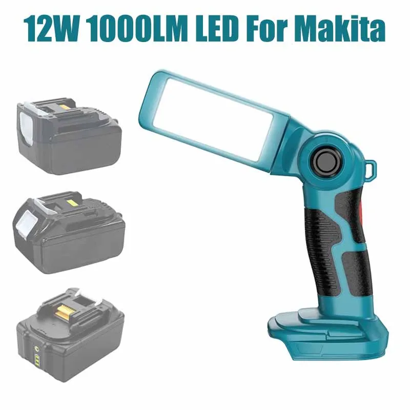 12W-Portable-LED-Warning-Lamp-Work-Light-For-Makita-14-4V-20V-BL1430 ...