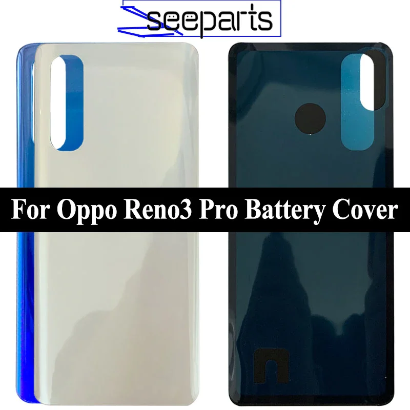New 6.4" For Oppo Reno3 Pro Back Battery Cover Rear Housing Replacement ...