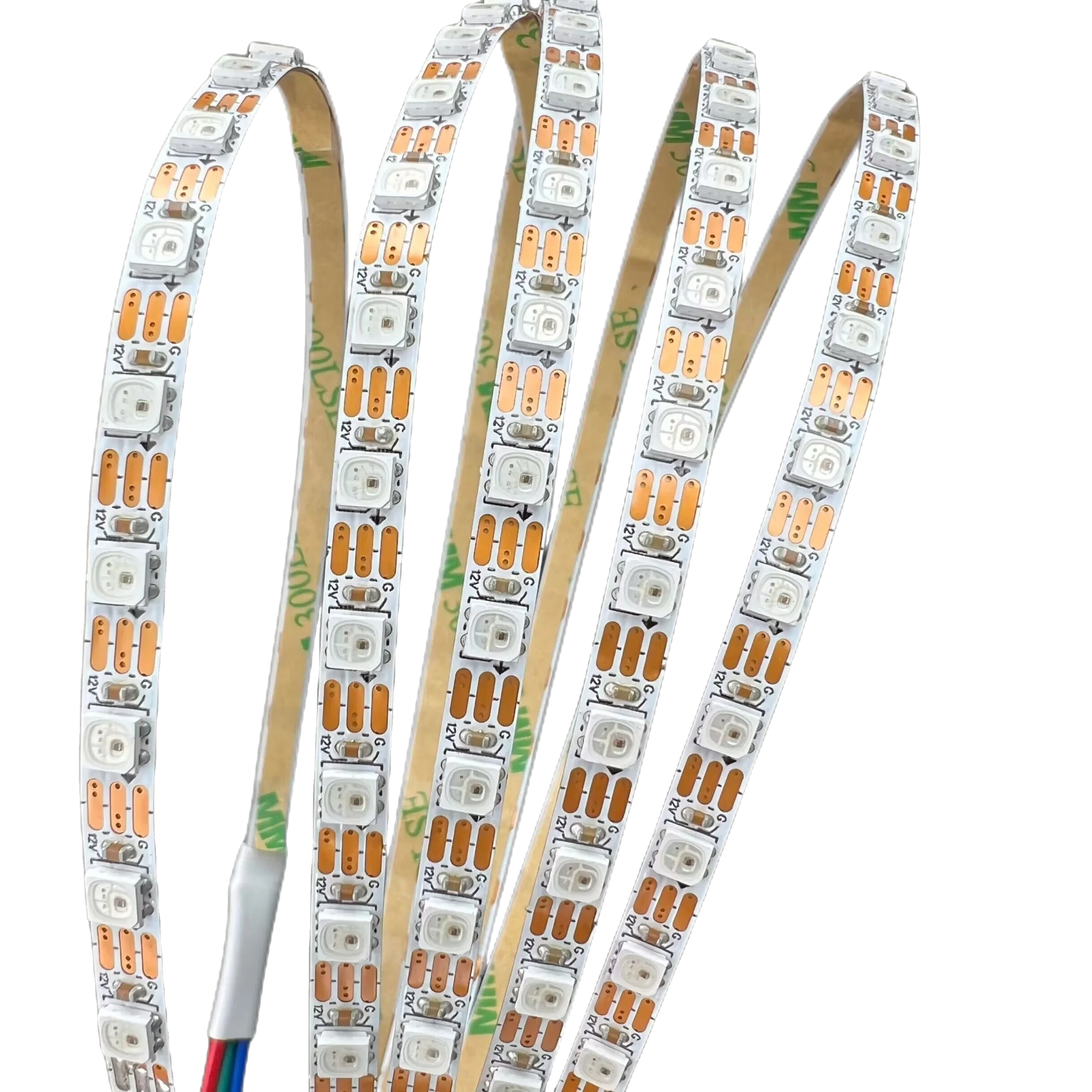 Mini-3535-12V-Addressable-RGB-Pixel-Strip-Light-5MM-PCB-Wide-96-LEDs-m ...