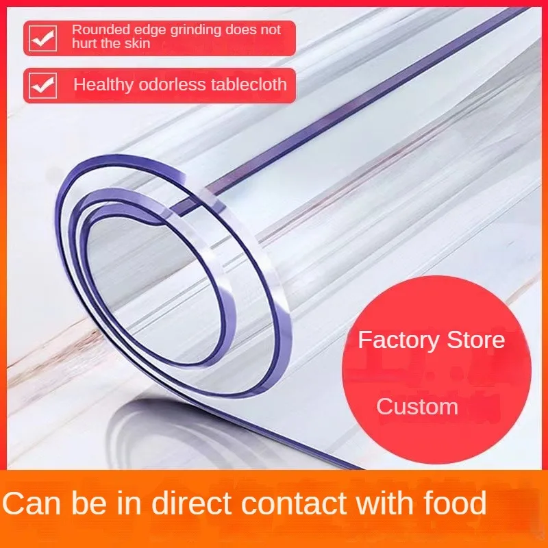 Nappe-transparente-imperm-able-en-PVC-protection-de-table-en-verre ...