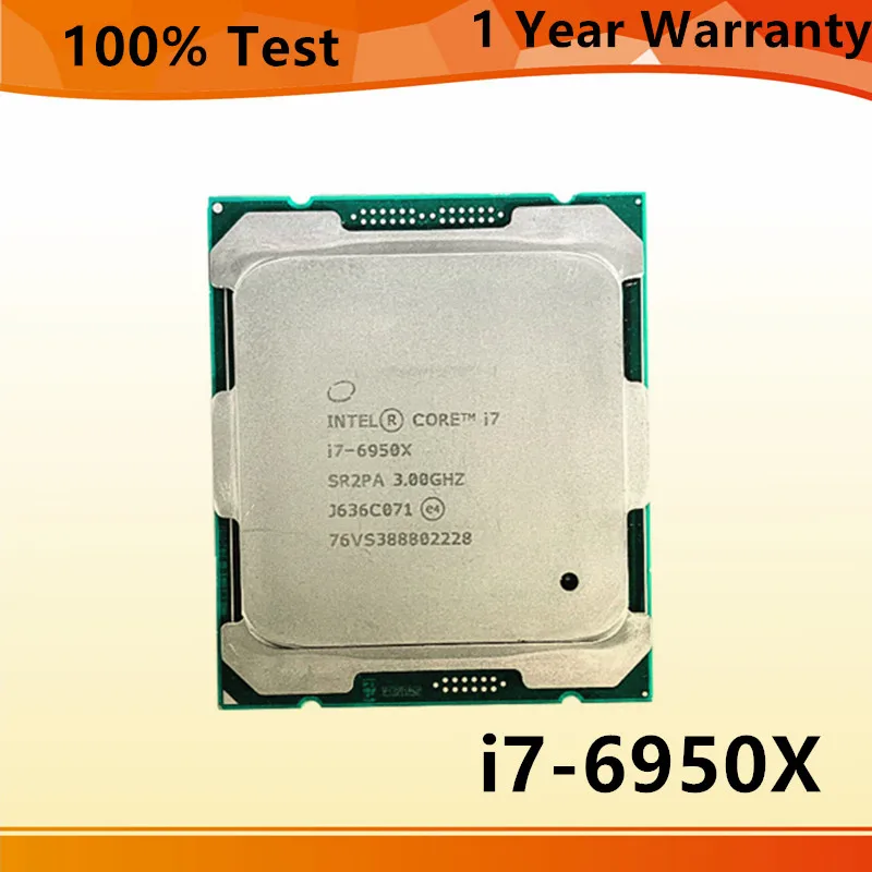 Intel Core i7-6950X CPU 14nm 10 Cores 20 Threads 3.0GHz 25MB 140W ...