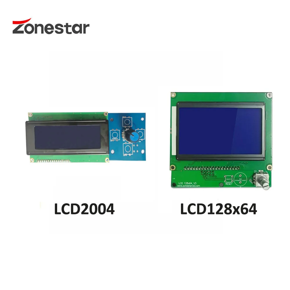ZONESTAR-LCD-Screen-2004-12864-128x64-Dot-Blue-Screen-Backlight-Display ...