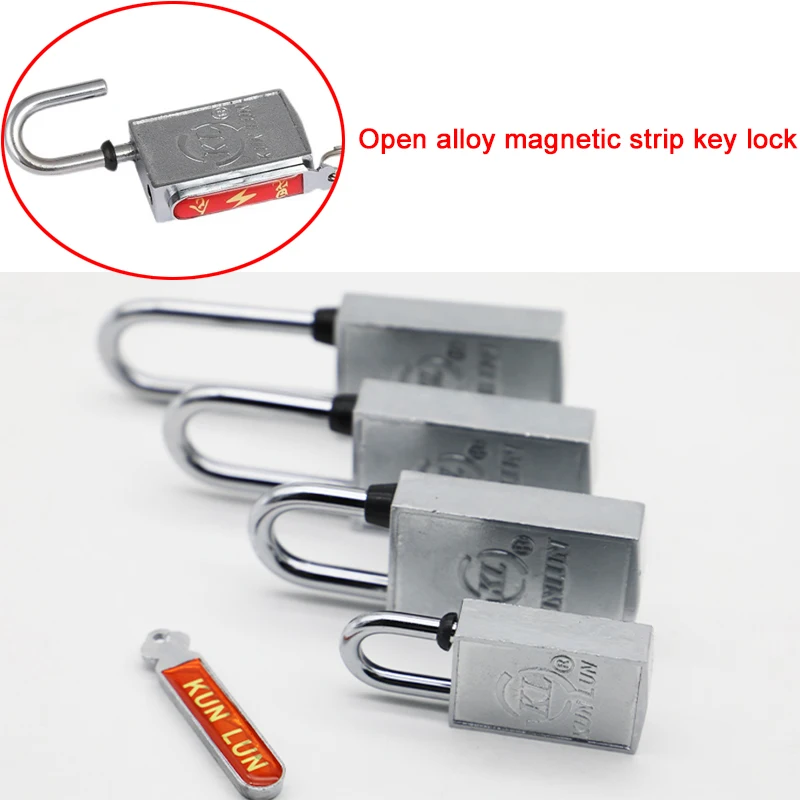 Alloy-Magnetic-Induction-Code-Lock-Magnetic-Strip-Lock-Open-Padlock ...