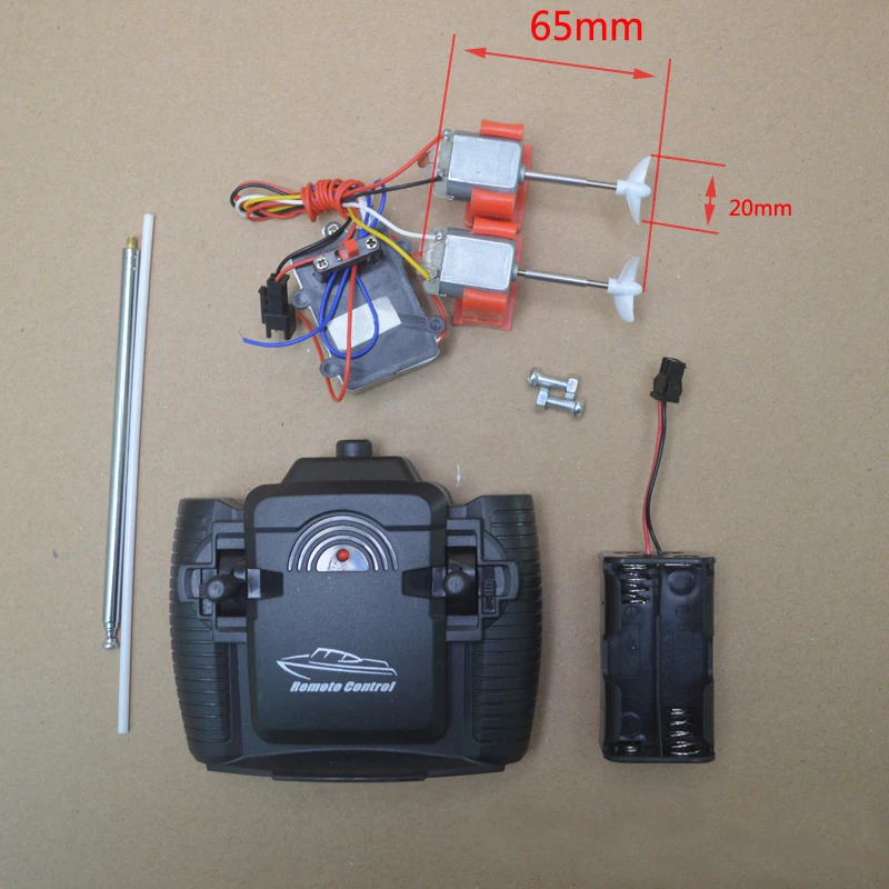 1Set 4CH RC Modell Boot Kits Welle + Buchse + Motor + Propeller ...