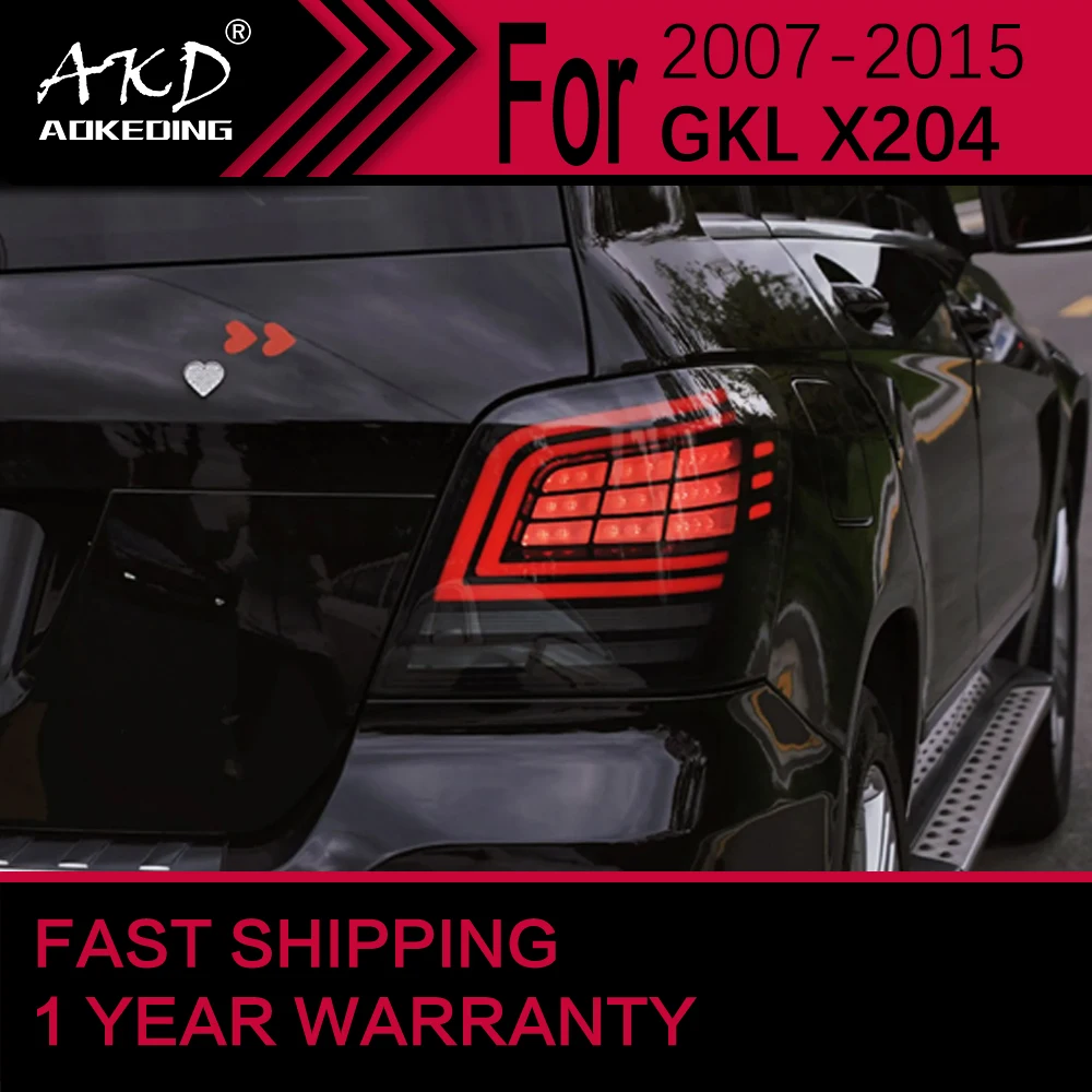 Car-Lights-for-Benz-GLK-LED-Tail-Light-2007-2015-GLK260-GLK300-Rear ...