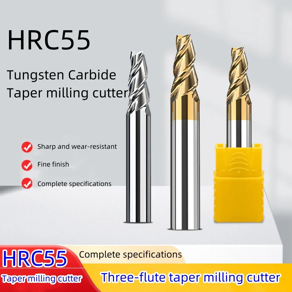 Tungsten-Steel-Taper-Cutter-Extension-Taper-Milling-Cutter-for-Steel ...