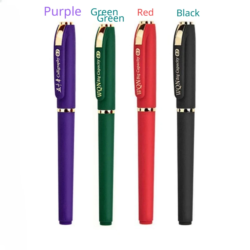 4pcs-Set-Large-Capacity-Neutral-Pen-Black-Blue-Purple-Green-Red-Ink-0 ...