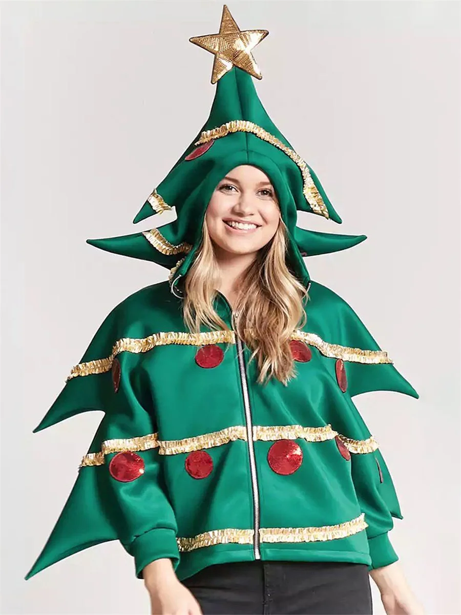 Christmas-Tree-Costume-for-Women-Sequins-Green-Christmas-Tree-Costumes ...