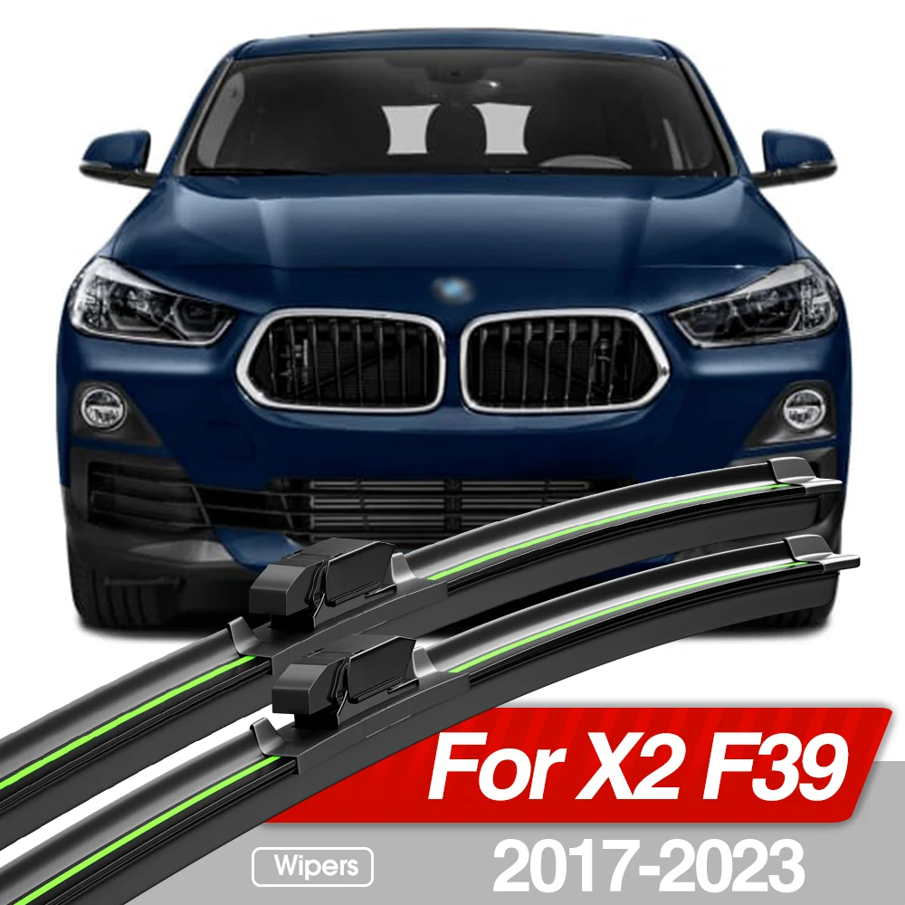 For BMW X2 F39 2017-2023 Front Windshield Wiper Blades 2pcs Windscreen ...