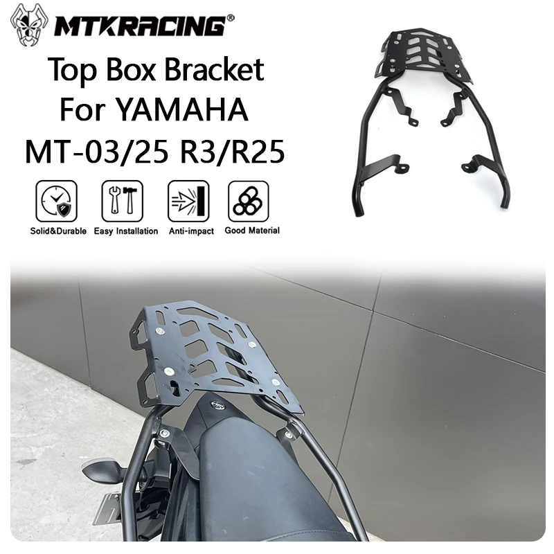 MTKRACING-Top-Box-Bracket-For-YAMAHA-MT-03-25-YZF-R3-R25-2020-2024-Rear ...