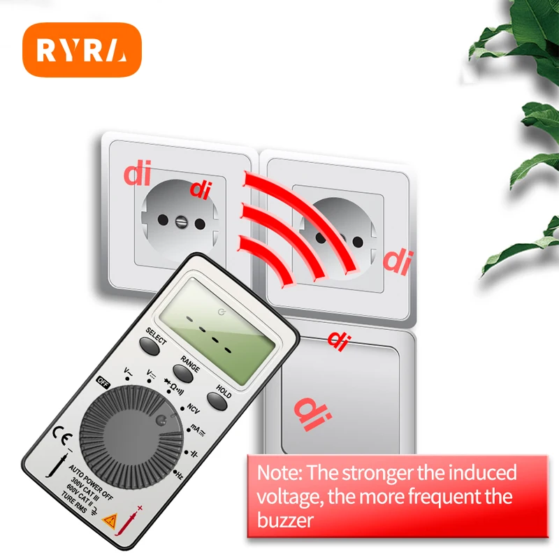 ANENG AN101 Mini Digital Multimeter Multimetro Tester DC/AC Voltage ...