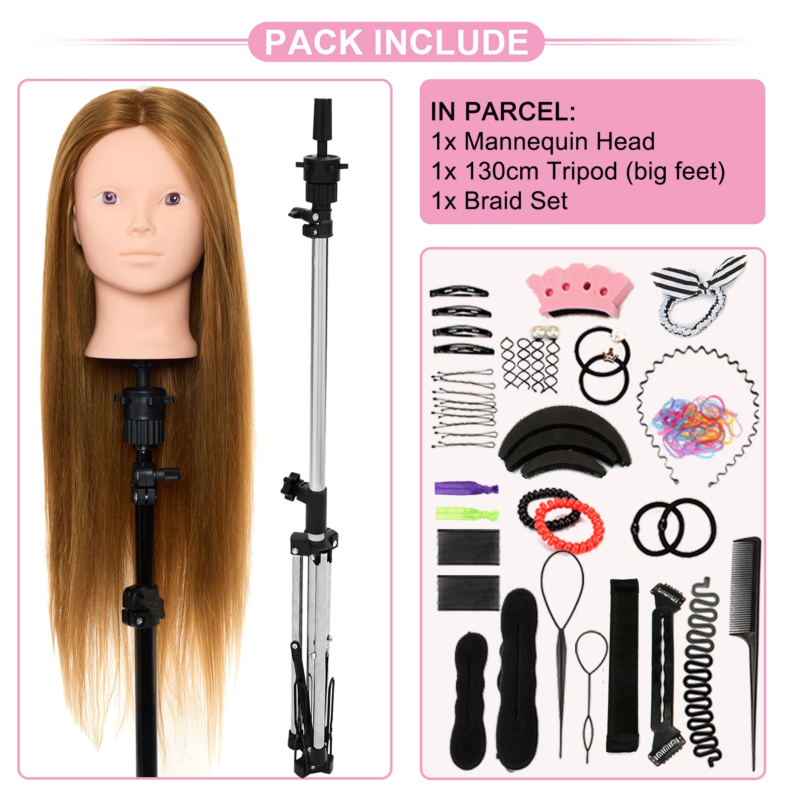 26inch-28inch-Make-up-Practice-Face-Training-Head-Doll-Mannequin-Head ...