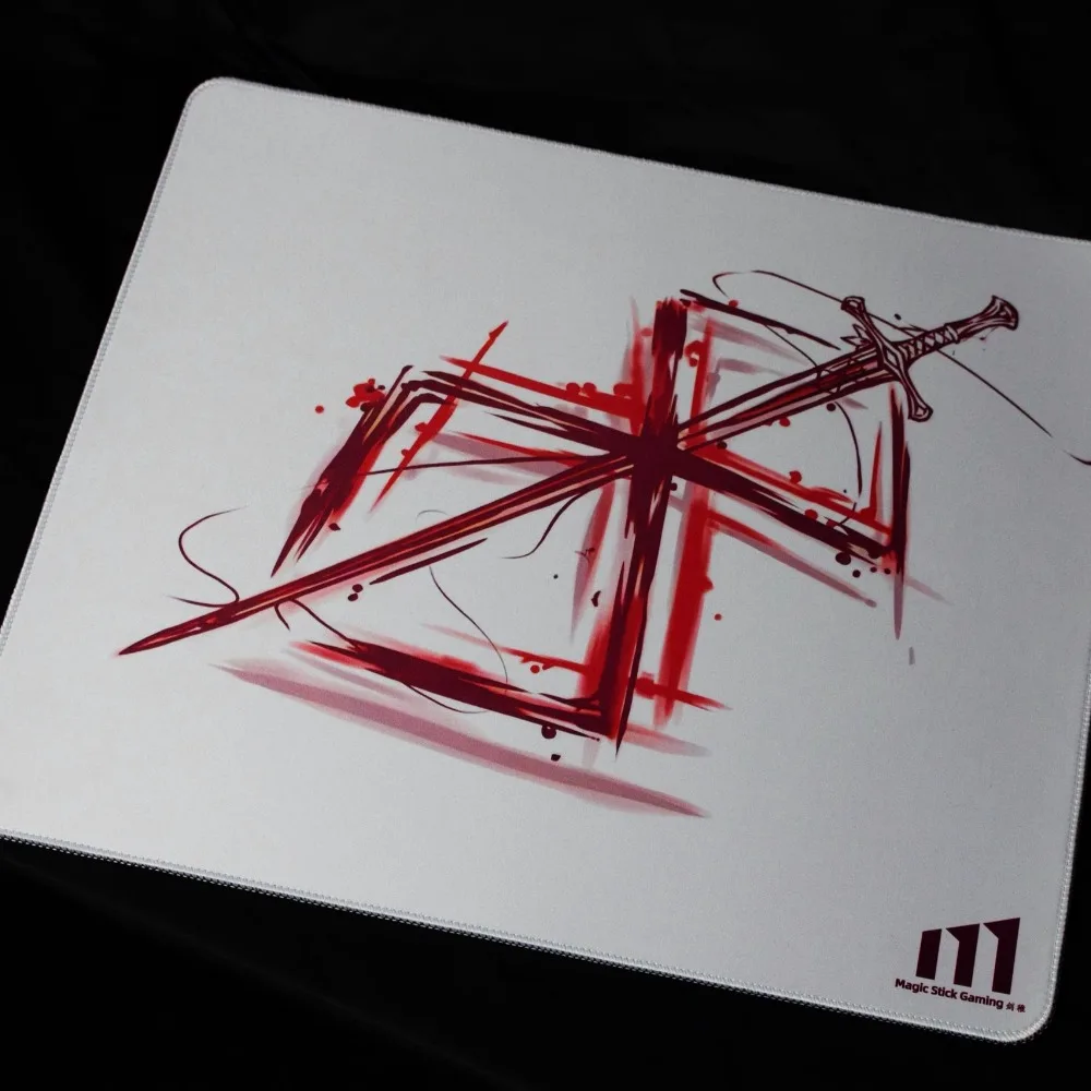 Guts Mark Gaming Mouse Pad 5mm Rubber Sole Smooth Skin-friendly Surface ...